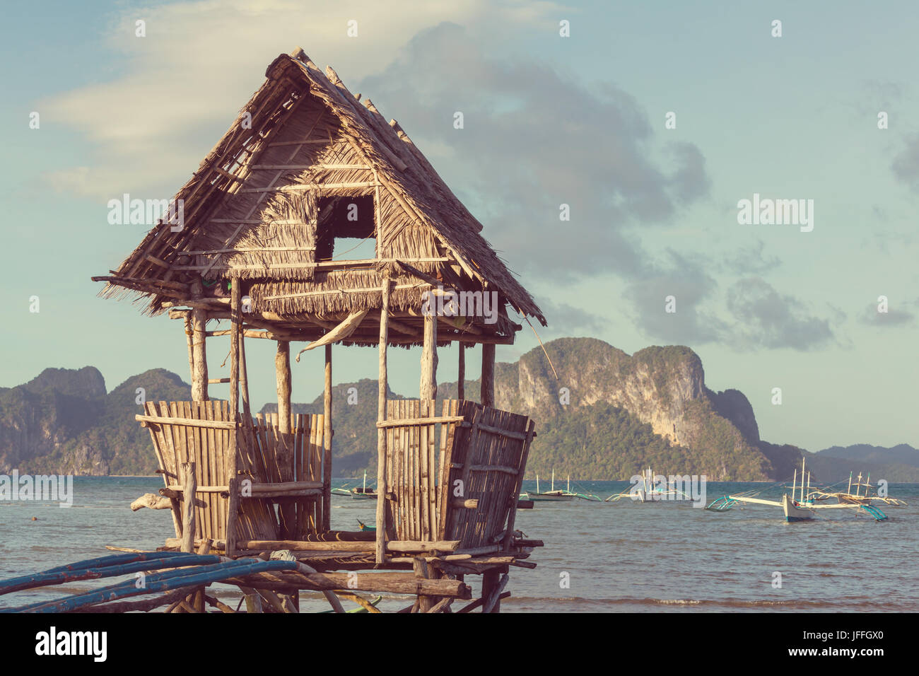 Village in Palavan Stock Photo - Alamy