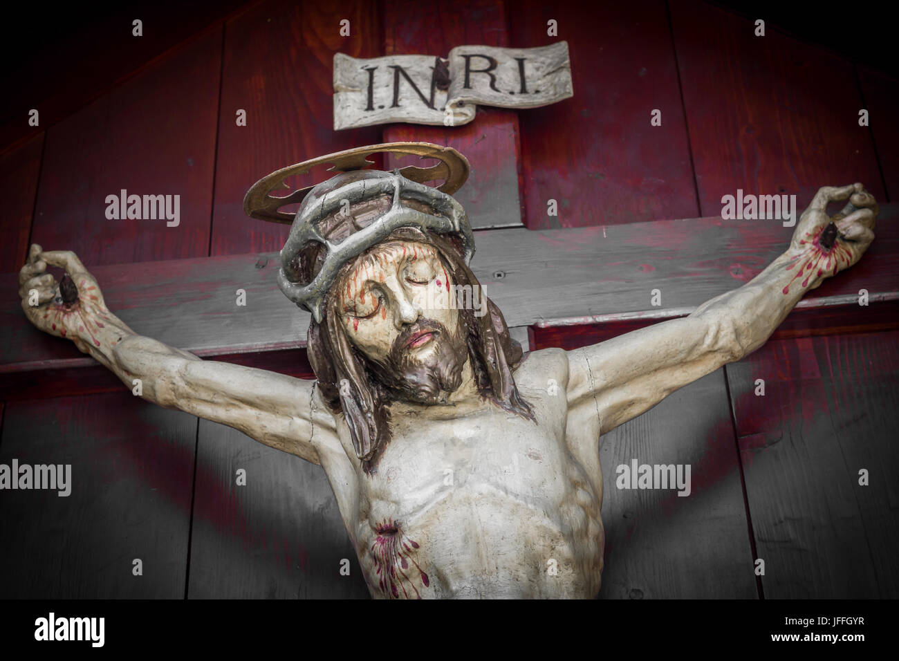 Jesus cross blood hi-res stock photography and images - Alamy