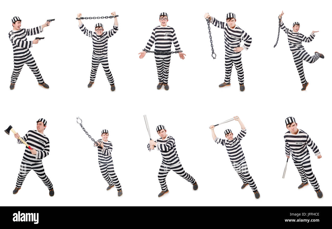 Funny prison inmate gun Cut Out Stock Images & Pictures - Alamy
