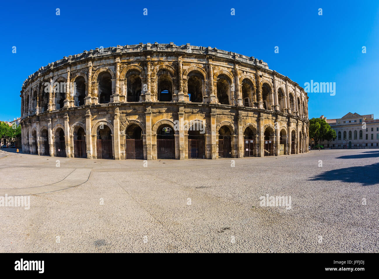 Nimes amphitheater hi-res stock photography and images - Alamy
