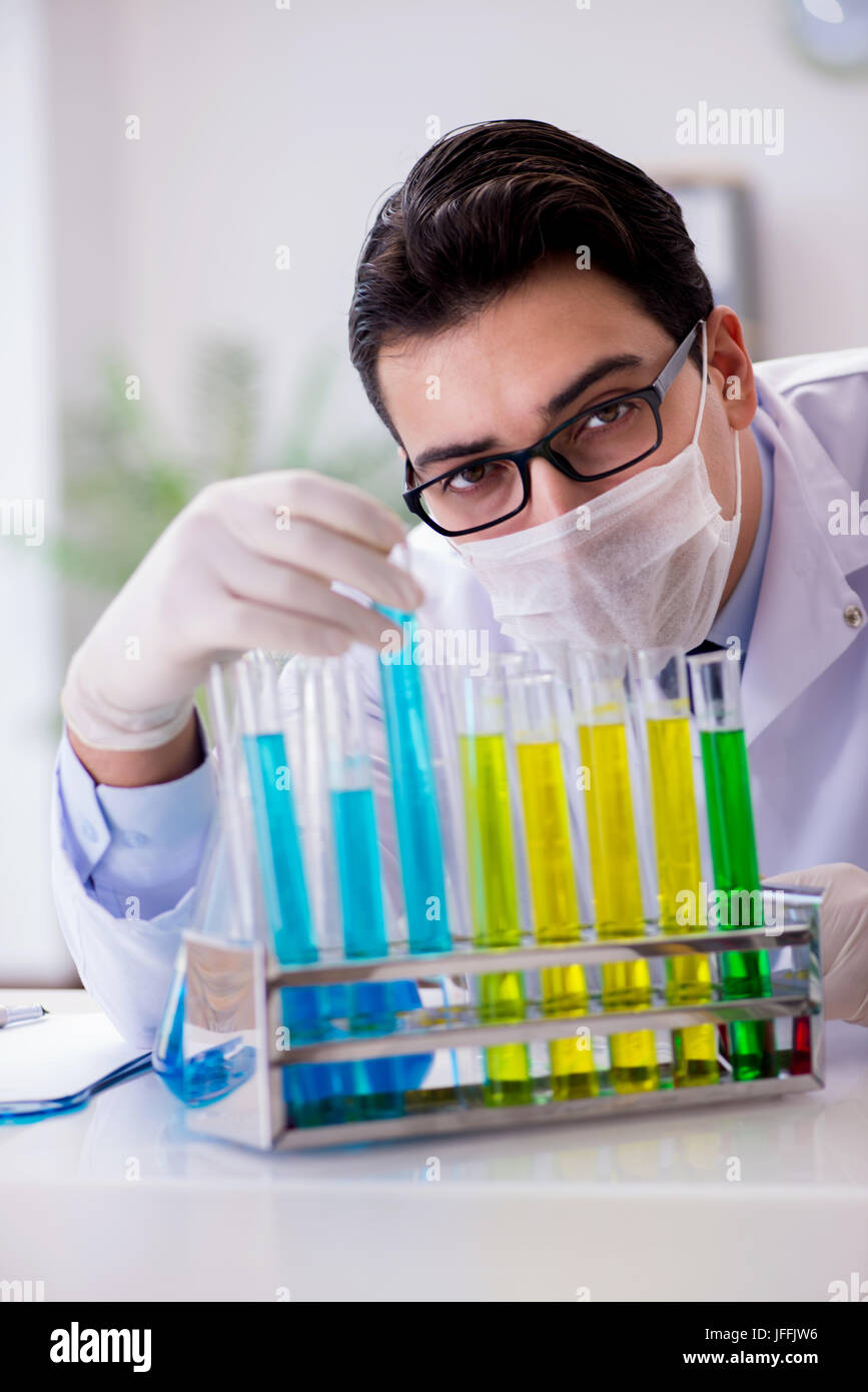 Doctor working in the lab Stock Photo - Alamy