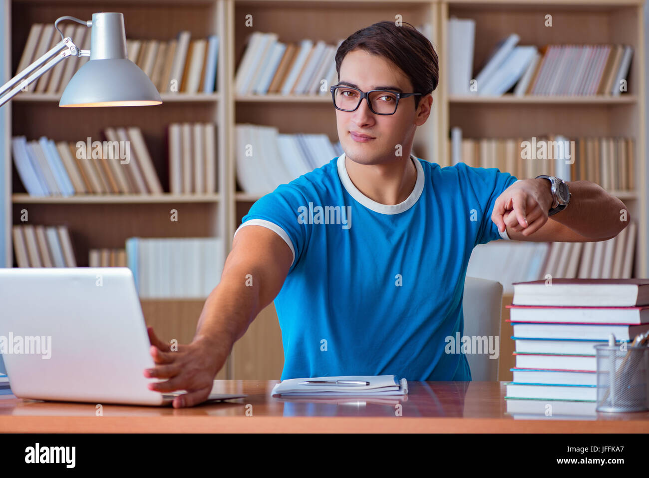 Homework study smiling boy preparing hi-res stock photography and ...