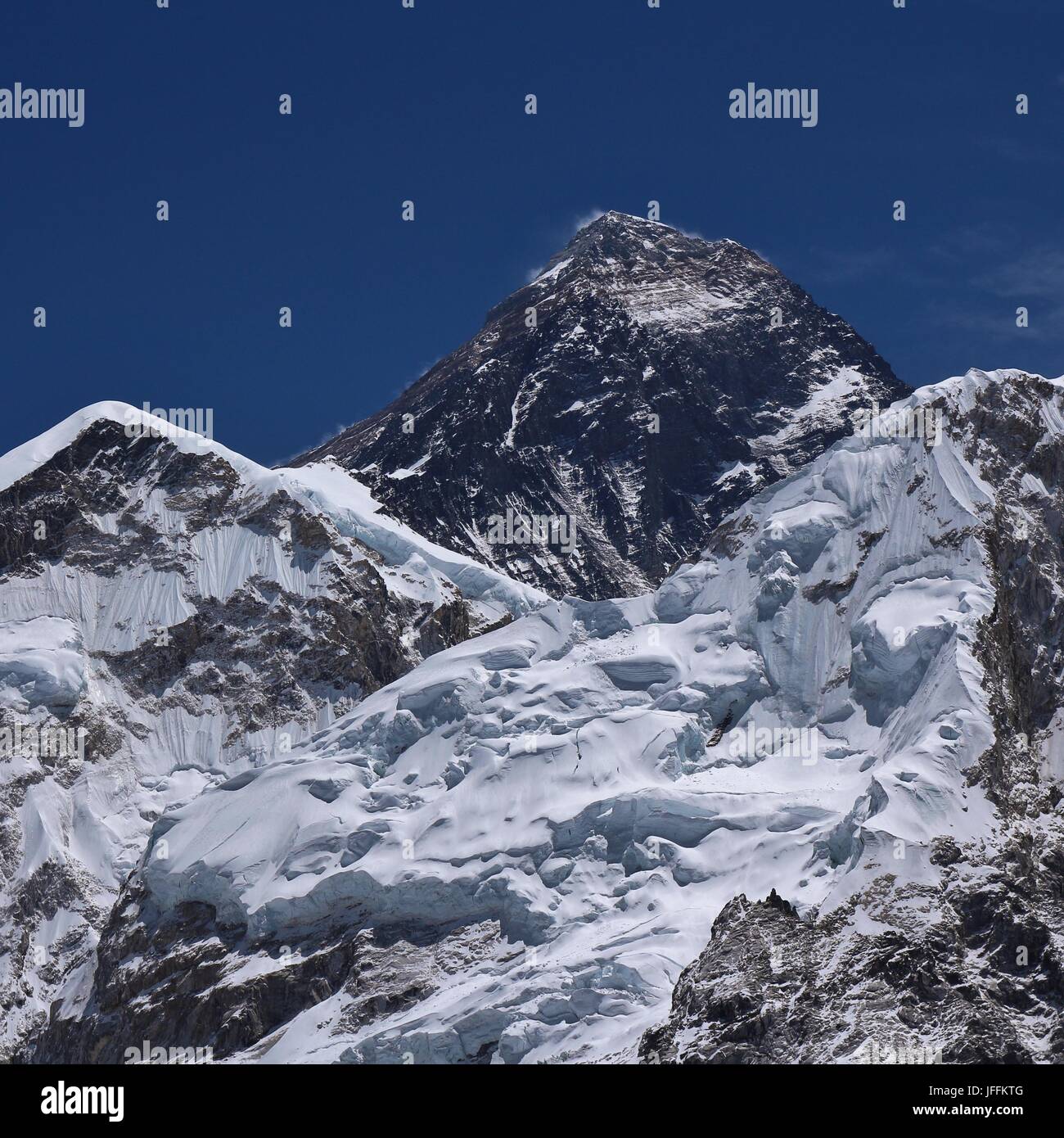 Mount Everest in spring Stock Photo - Alamy