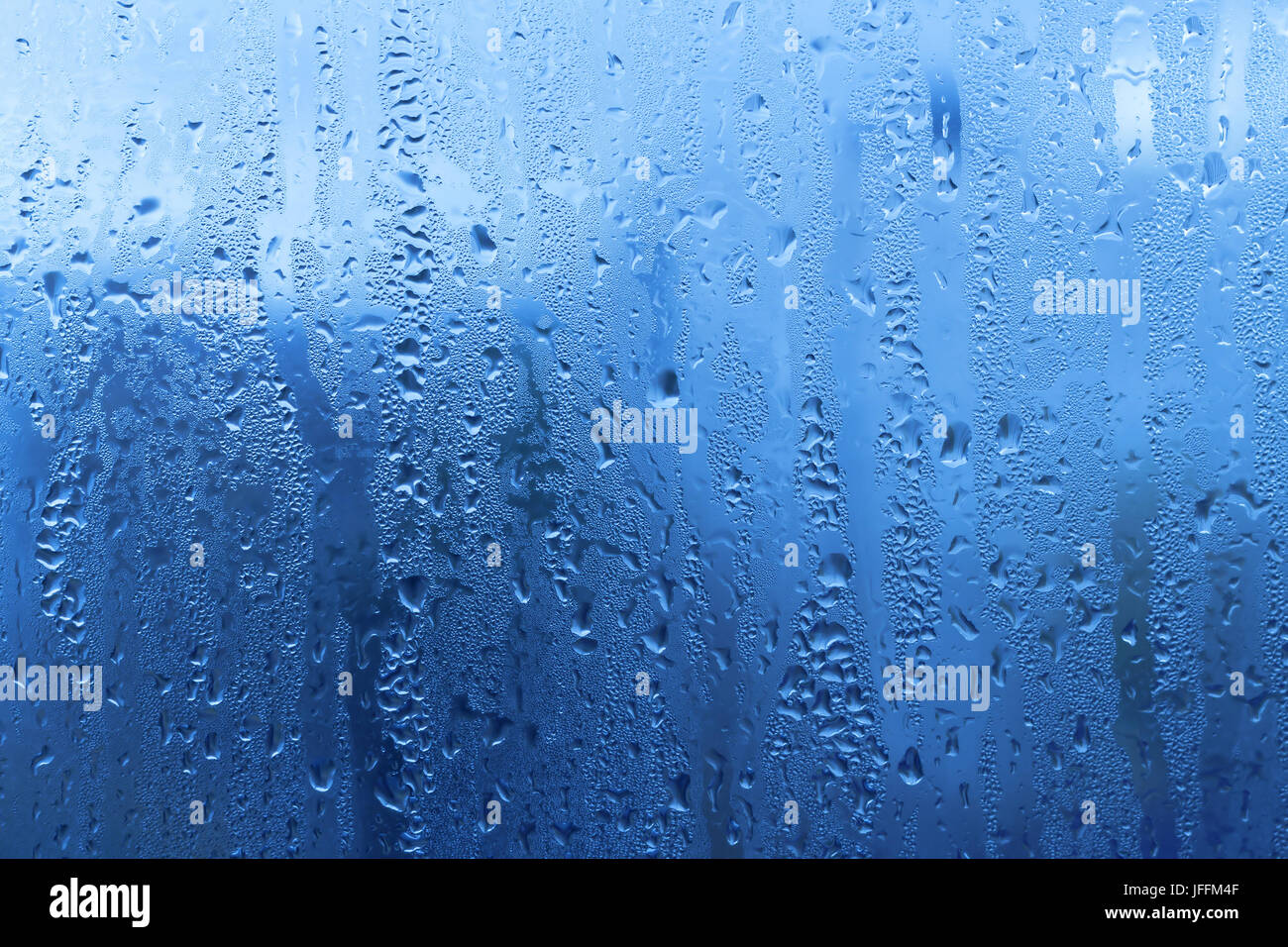 Natural water drops on glass Stock Photo - Alamy