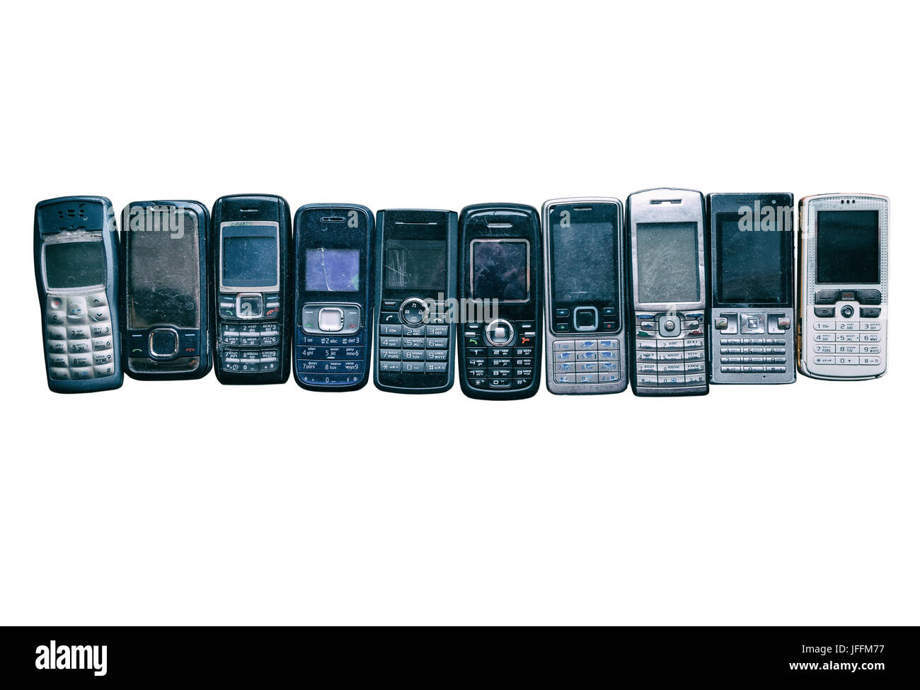 Old phones hi-res stock photography and images - Alamy