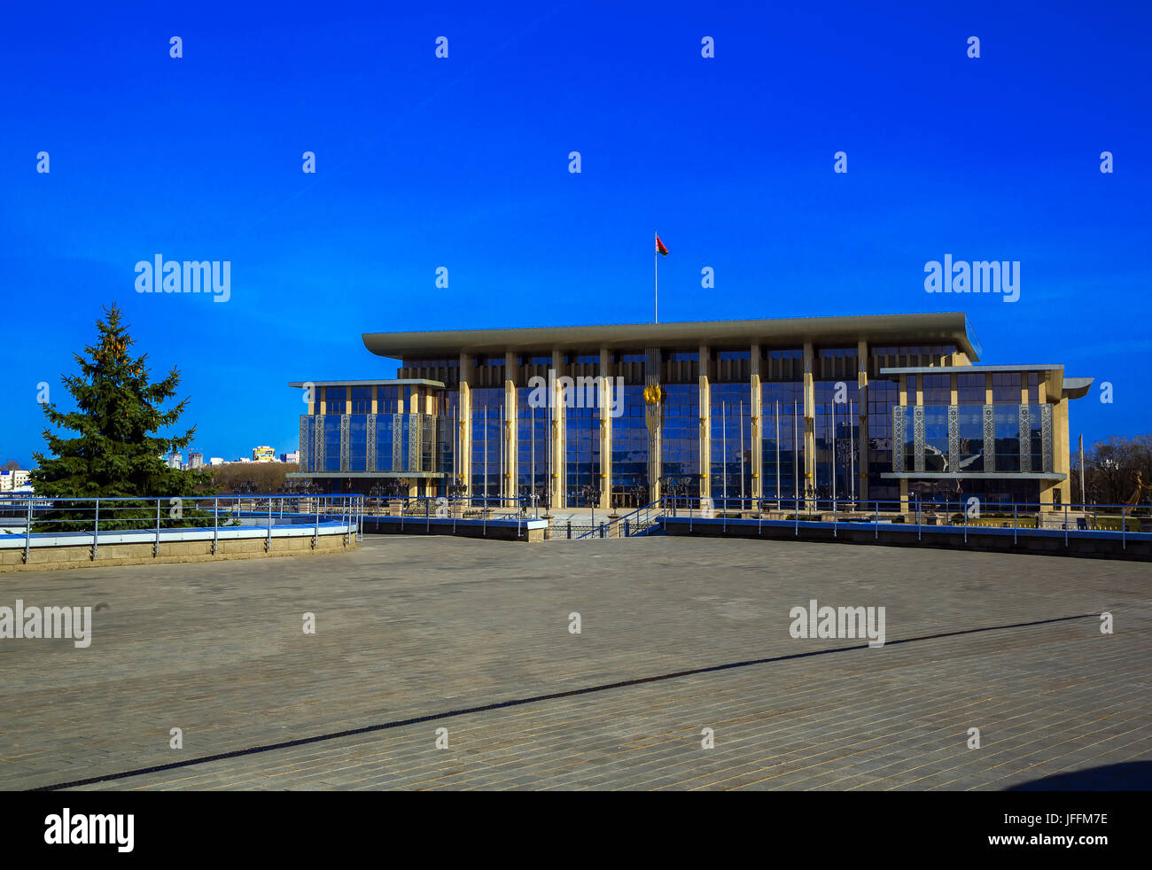 Minsk, Belarus, the Palace of Independence Stock Photo - Alamy