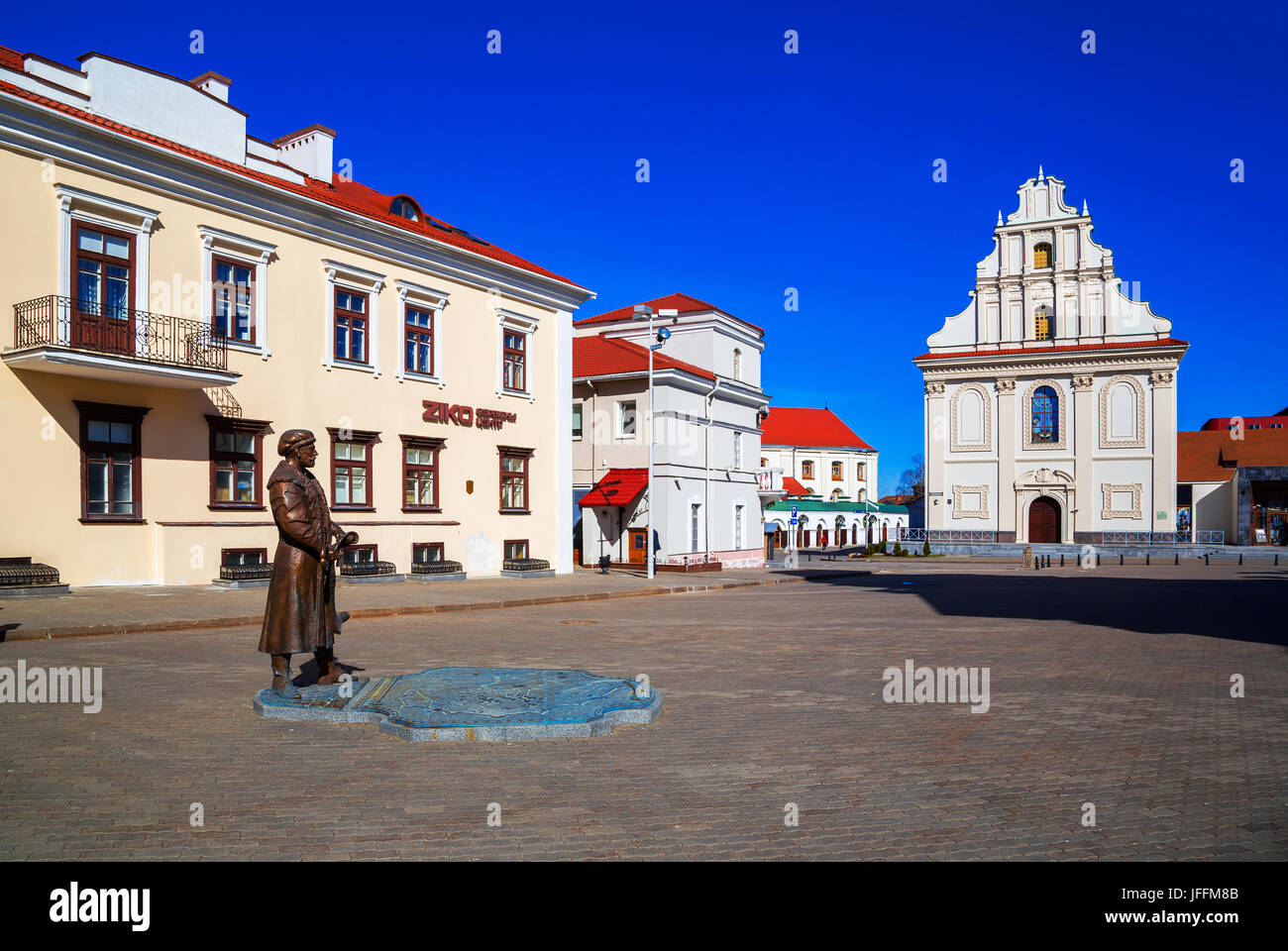 Minsk, Belarus, Freedom Square Stock Photo - Alamy