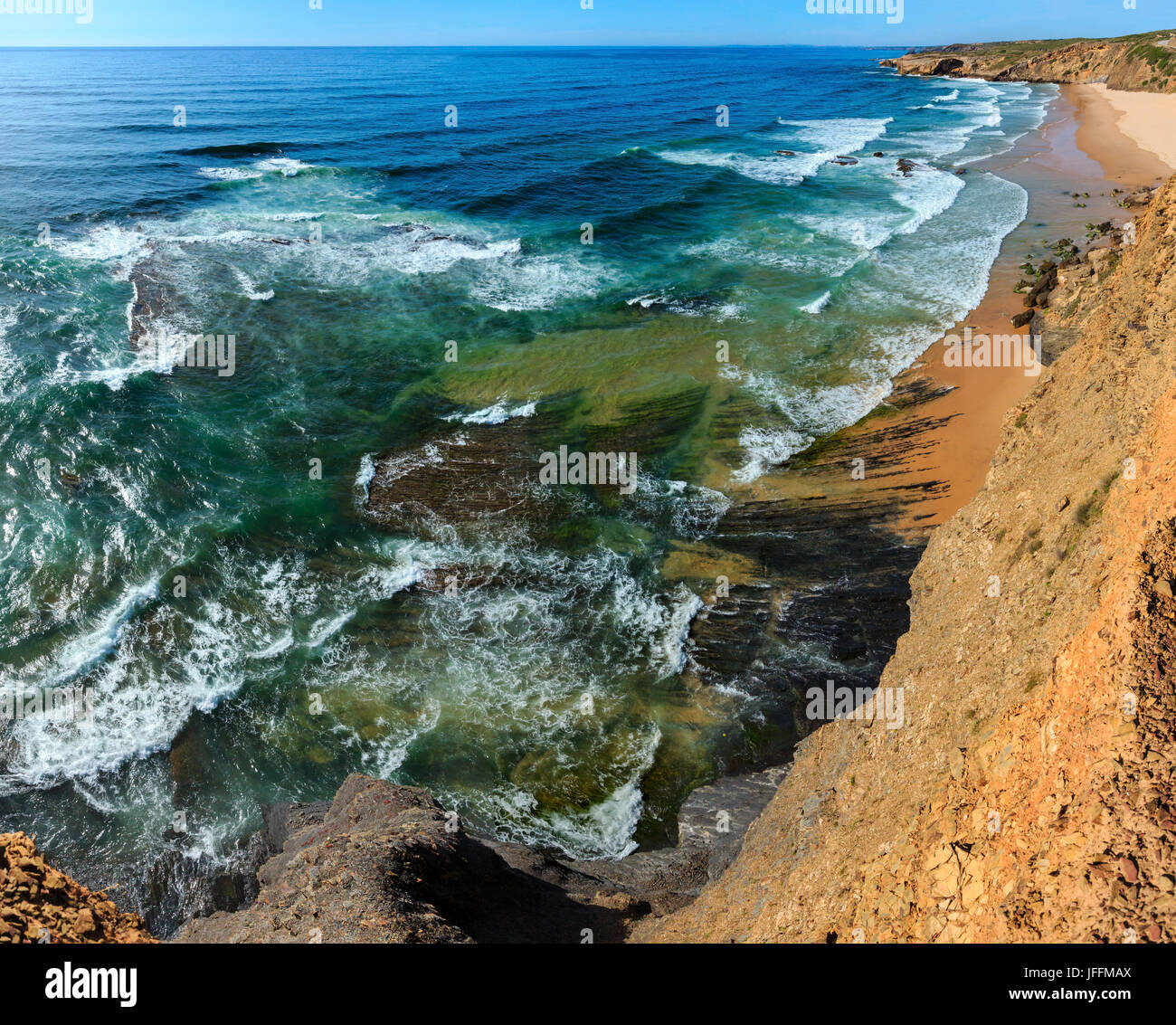 Summer Atlantic coast Stock Photo - Alamy