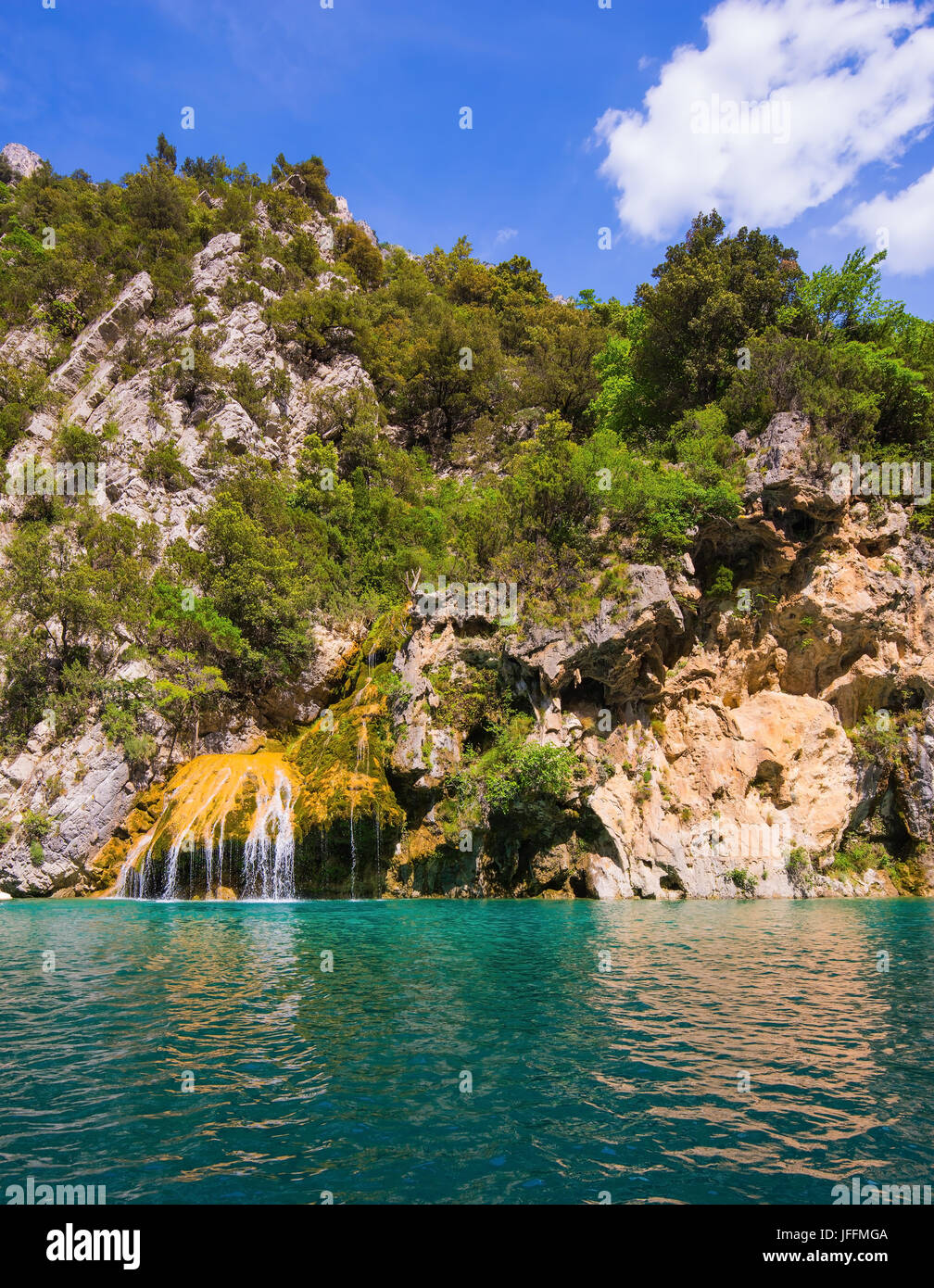 The azure rivers Verdon Stock Photo - Alamy