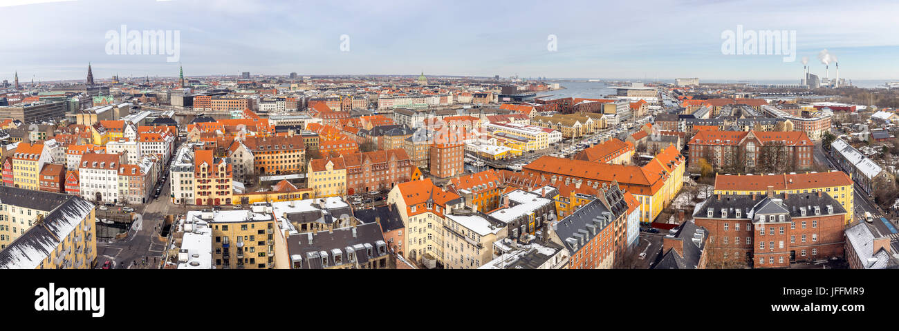Copenhagen Aerial view Panorama Stock Photo - Alamy