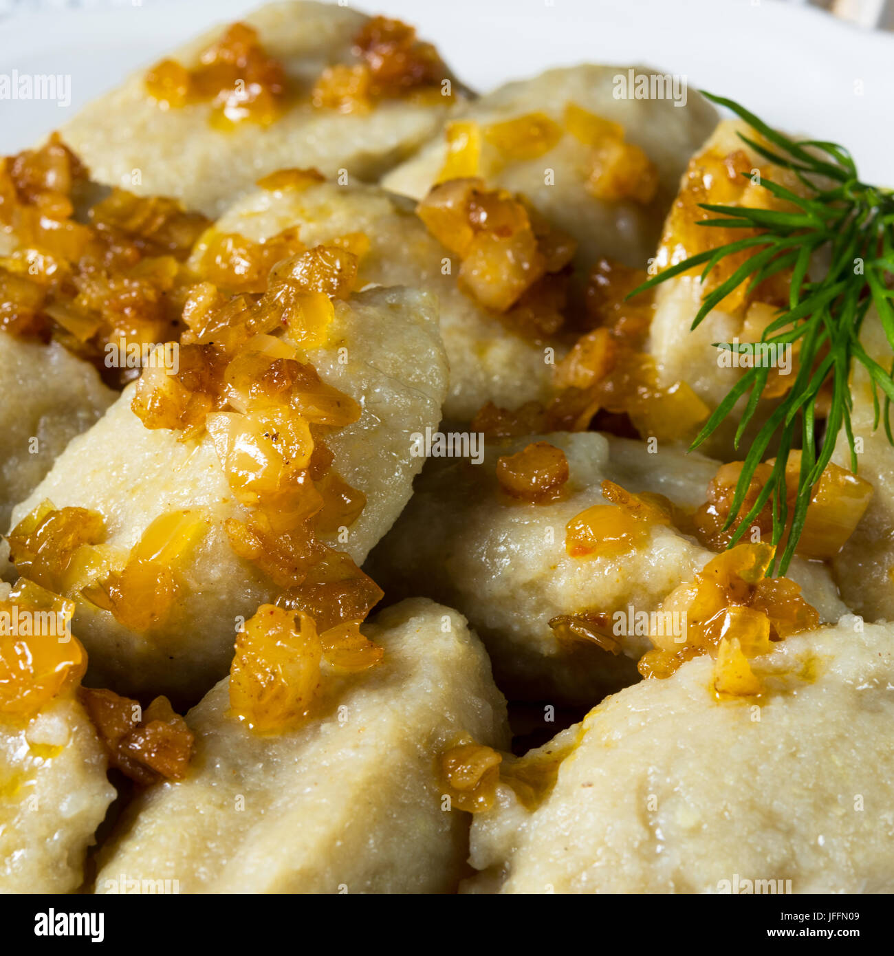 silesian gray potato dumplings Stock Photo - Alamy