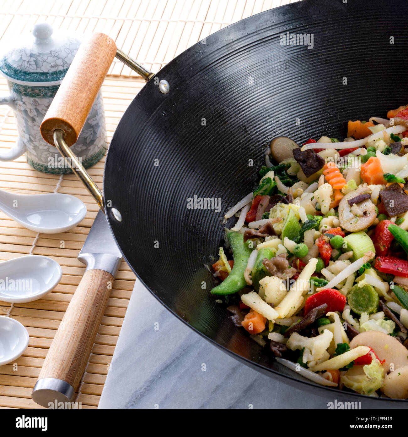 Wok court hi-res stock photography and images - Alamy