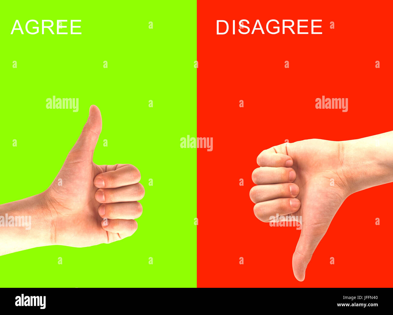 Agree to disagree hi-res stock photography and images - Alamy