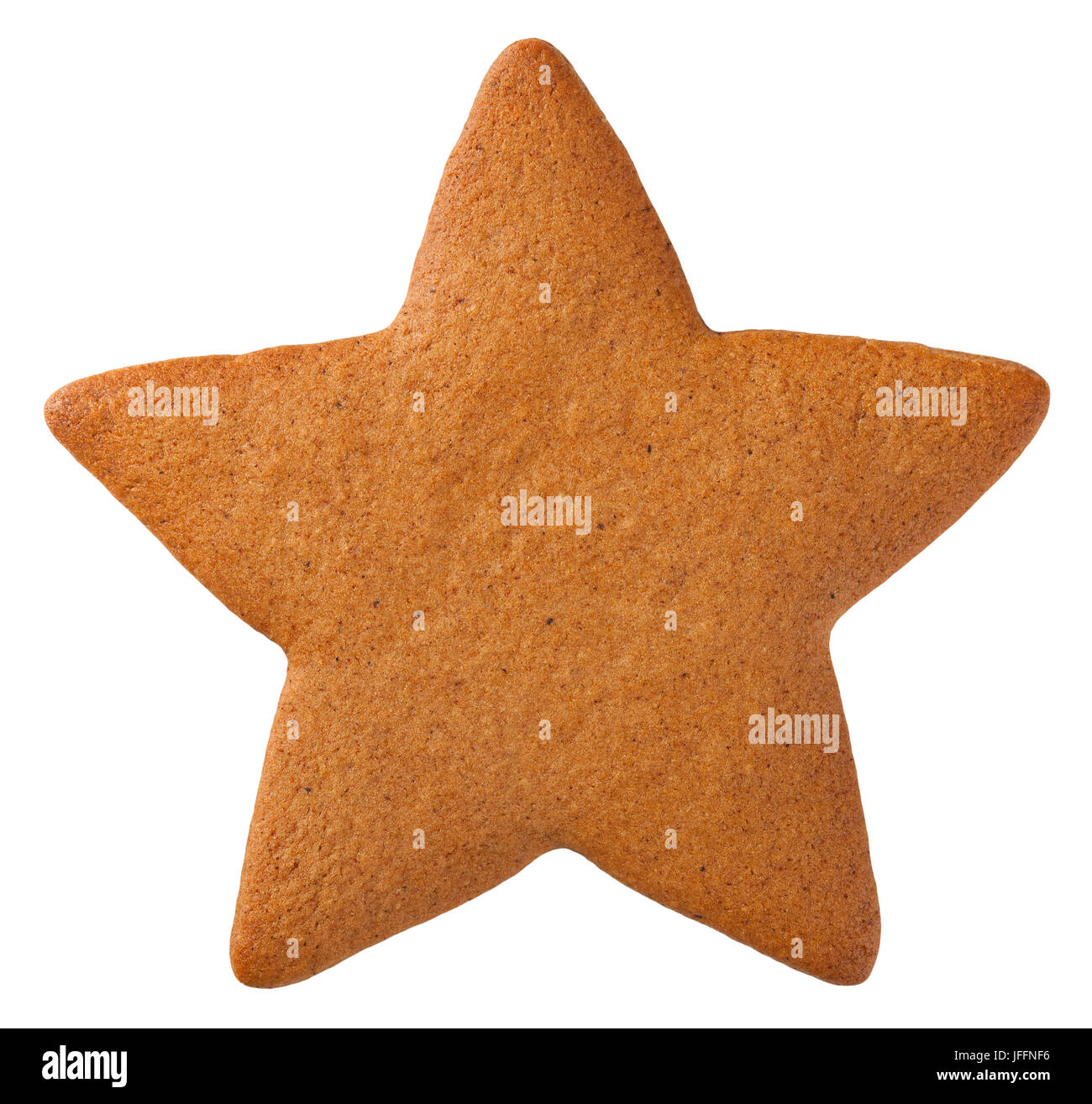 Gingerbread Star Cookie Stock Photo - Alamy