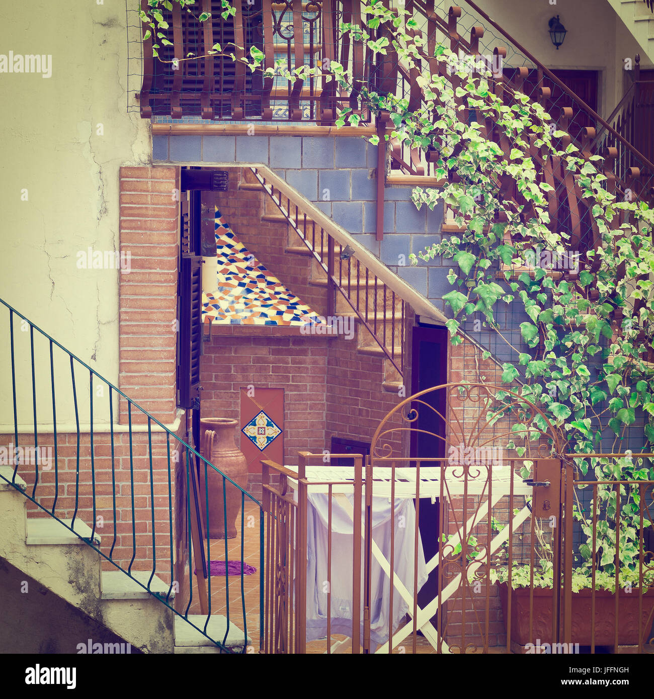 Street as Stairs Stock Photo - Alamy