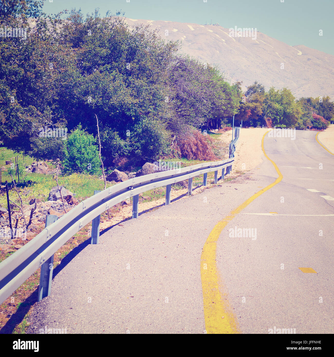 Road in Israel Stock Photo - Alamy