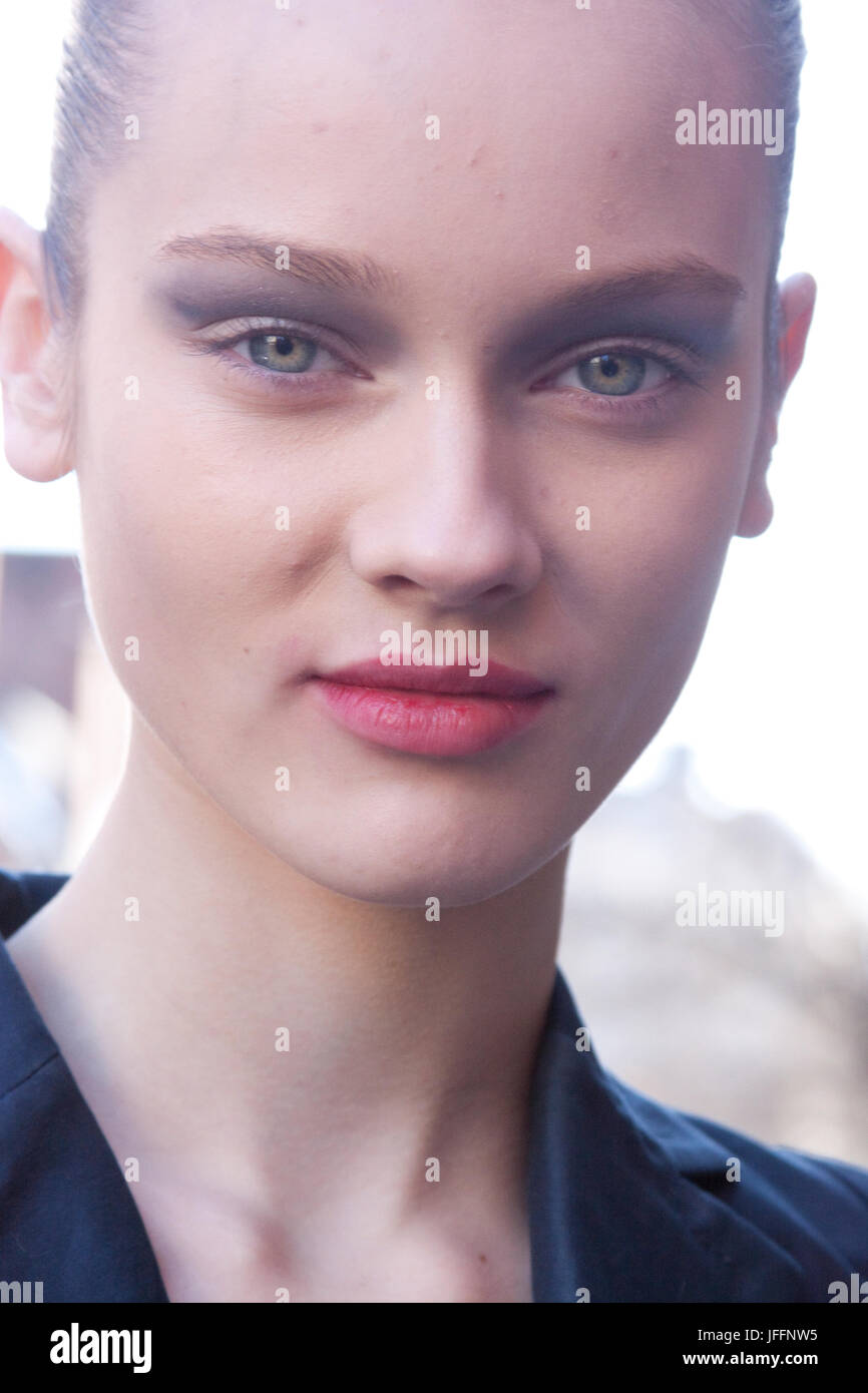 Fashion model Monika Jac Jagaciak Beauty portrait Stock Photo - Alamy