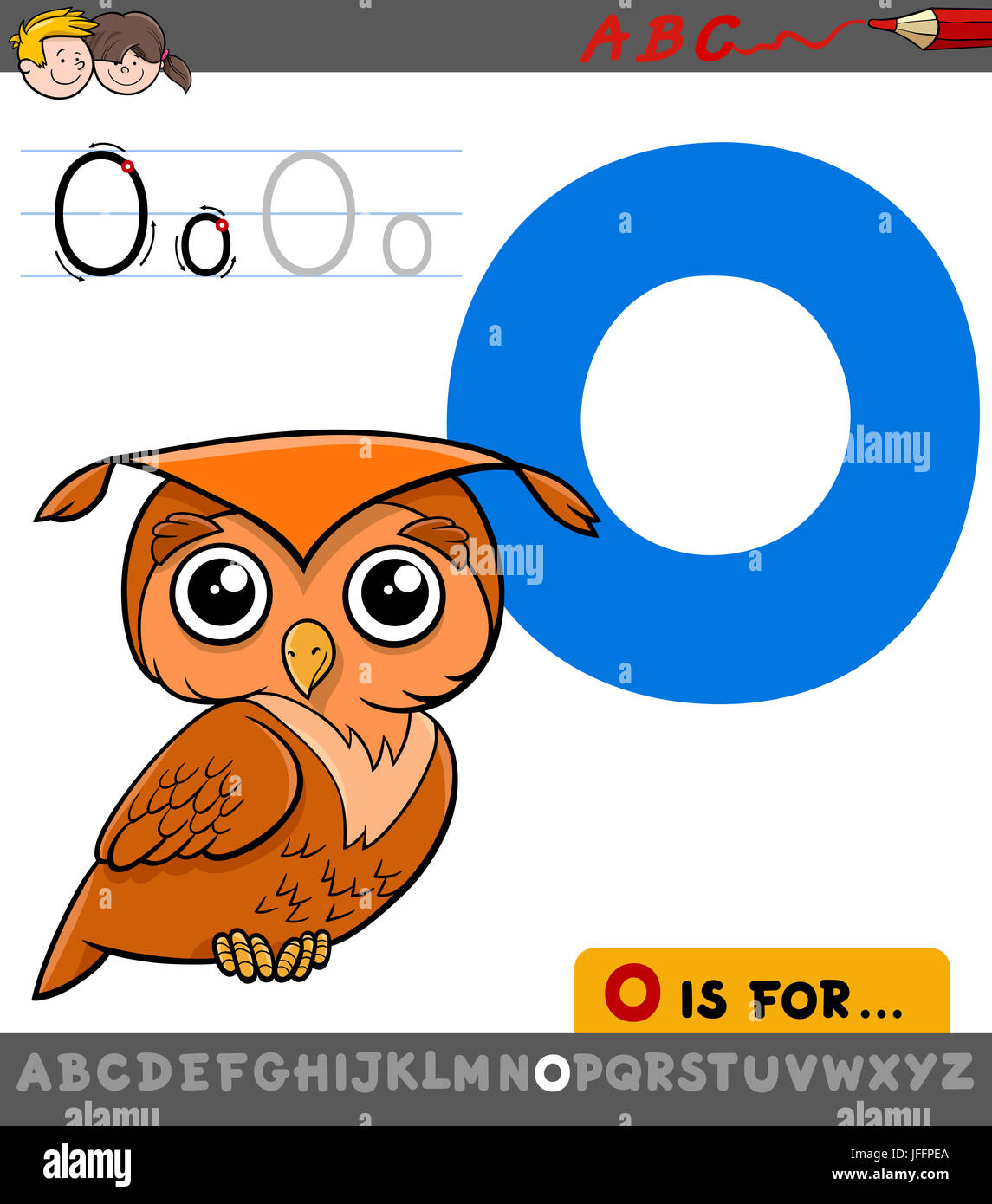 Cartoon Letter O High Resolution Stock Photography and Images - Alamy