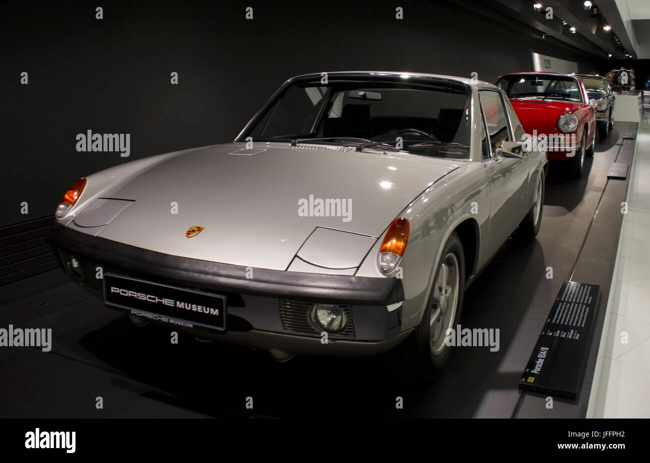 Stuttgart, Germany - February 12, 2016: Interior and exhibits of ...