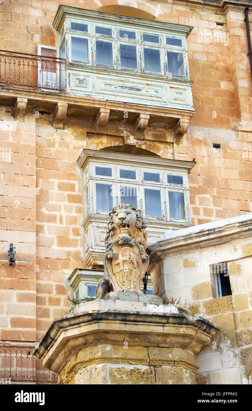 An old house in Valletta. Malta Stock Photo - Alamy