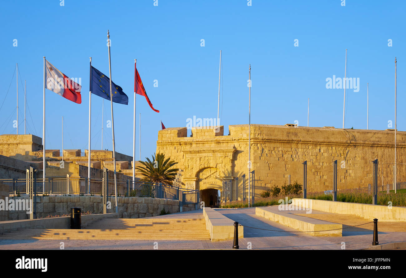 The Malta at War Museum, Birgu, Malta Stock Photo - Alamy