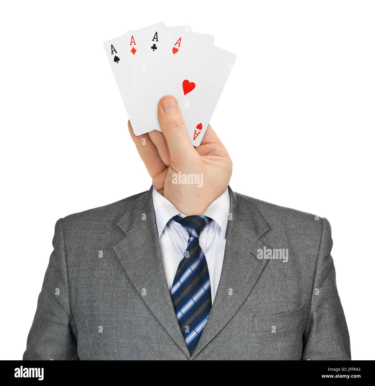 Winning hand of cards hi-res stock photography and images - Alamy