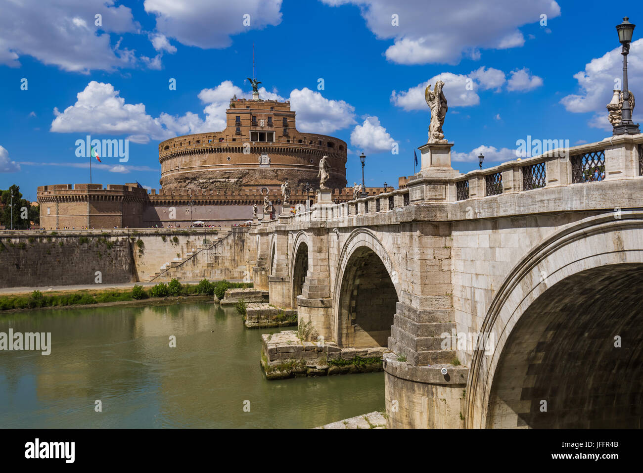 Castle de Sant Angelo in Rome Italy Stock Photo - Alamy
