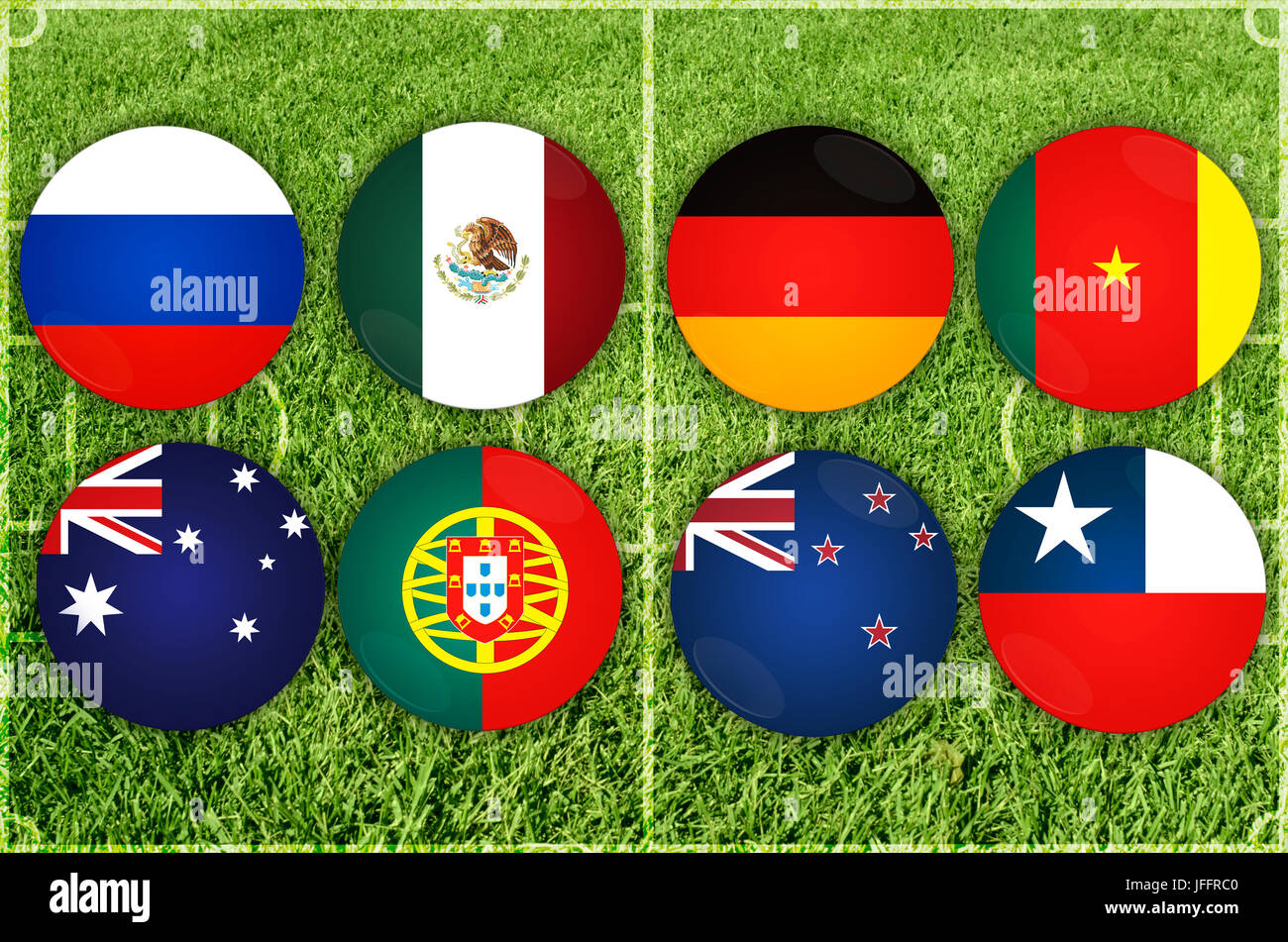 Confederations Cup countries Stock Photo - Alamy