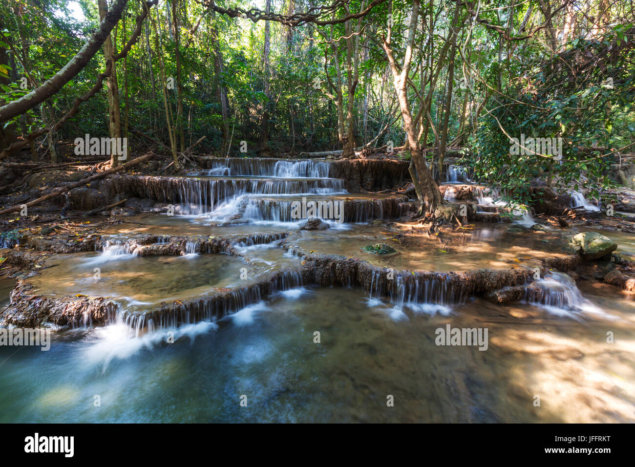 Waterfall in Thailand Stock Photo - Alamy