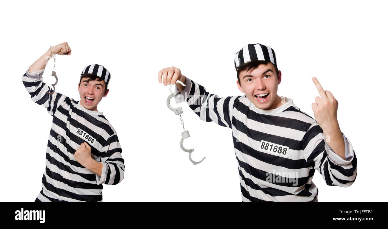 Funny prison inmate in concept Stock Photo - Alamy