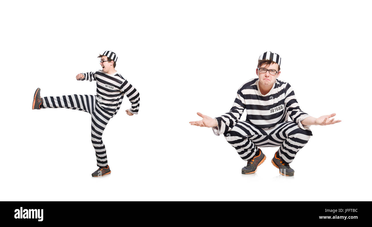 Funny prison inmate in concept Stock Photo - Alamy