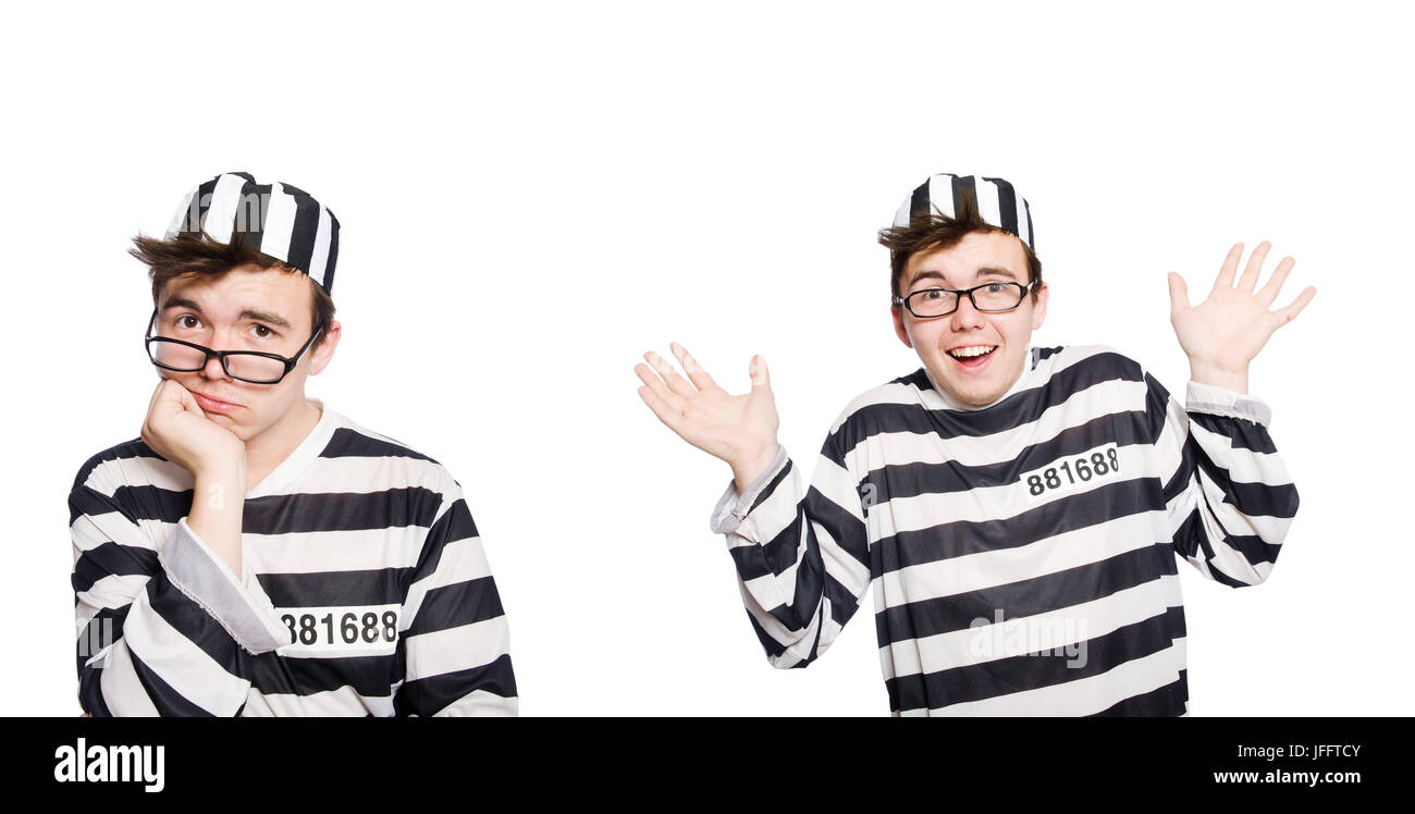 Funny prison inmate in concept Stock Photo - Alamy