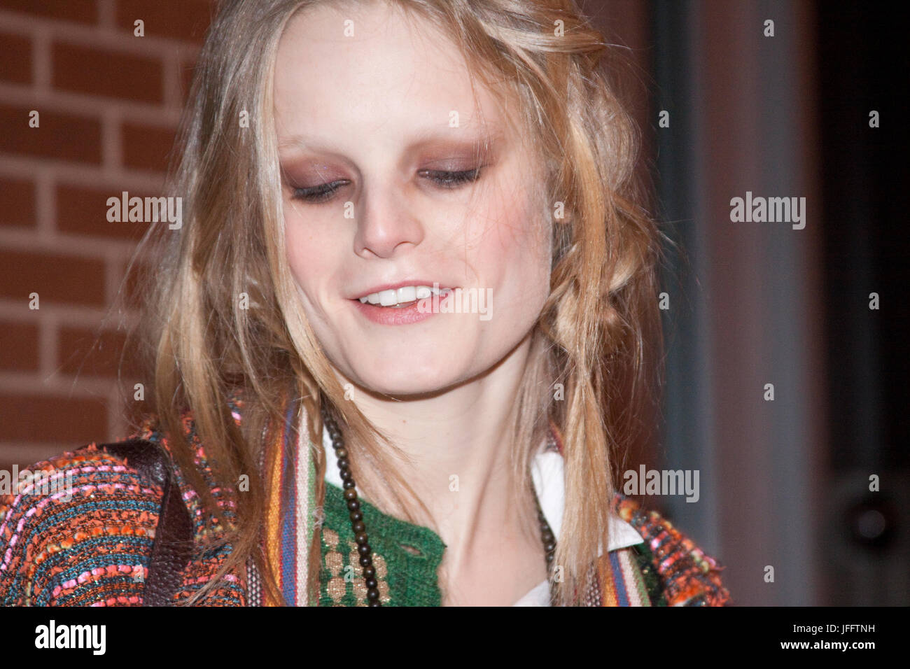 Fashion model Hanne Gaby Odiele Beauty portrait Stock Photo - Alamy