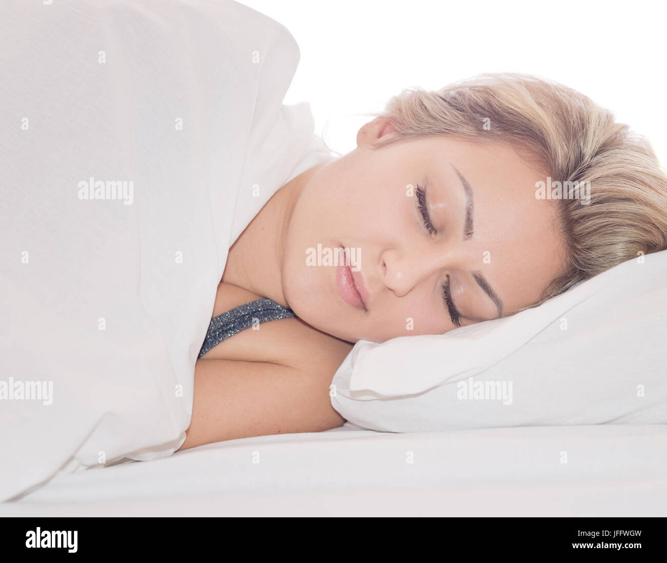 Sleeping smile hi-res stock photography and images - Alamy