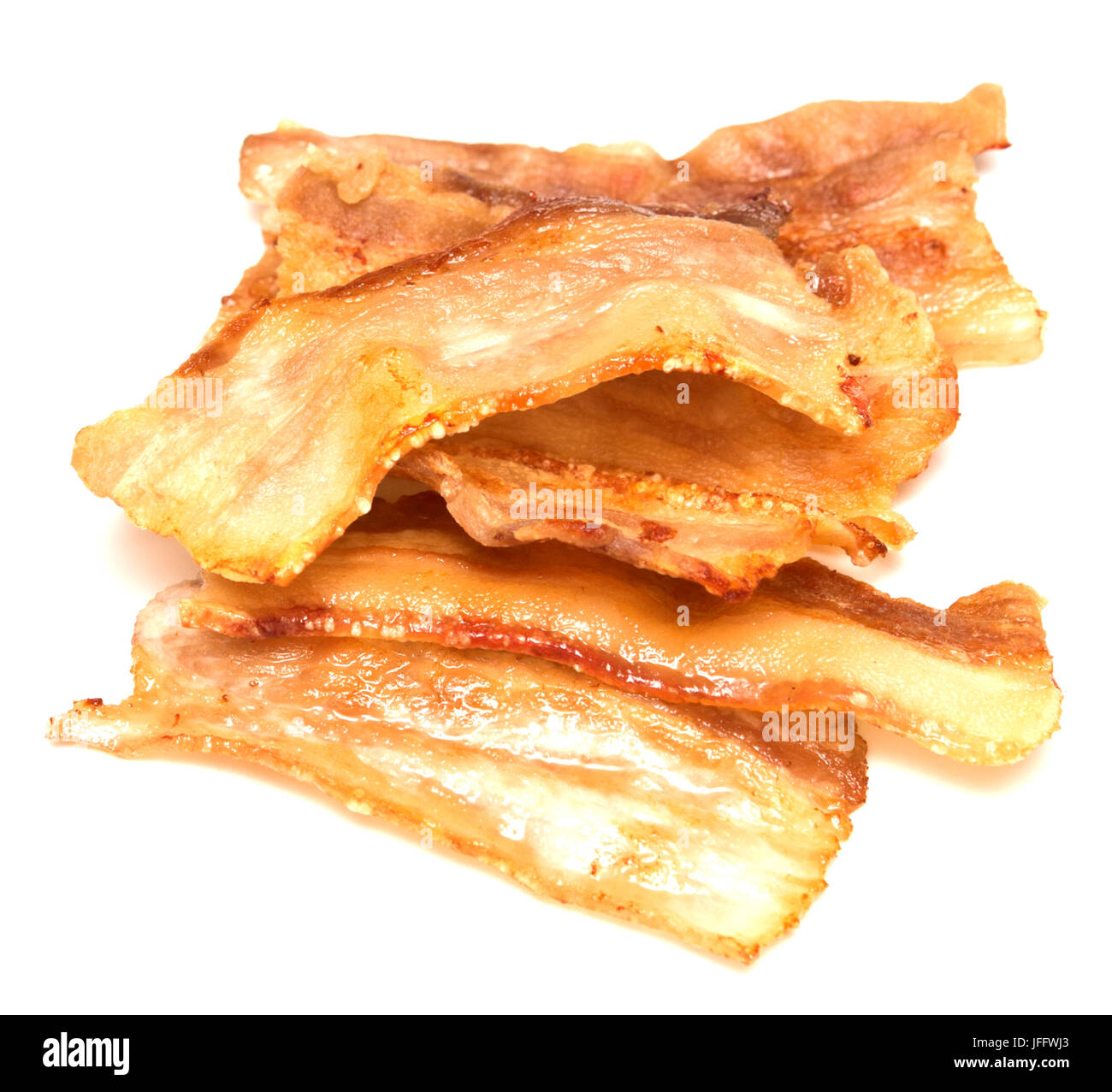 Cooked bacon strips on hi-res stock photography and images - Alamy
