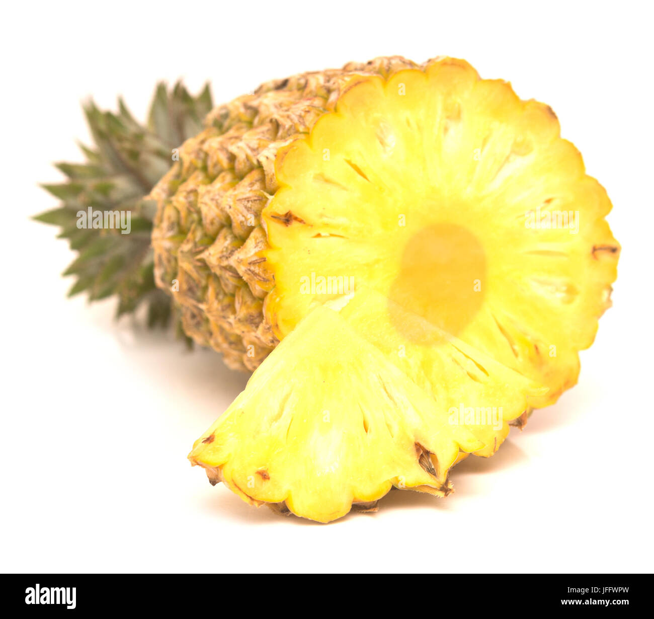pineapple on white Stock Photo - Alamy