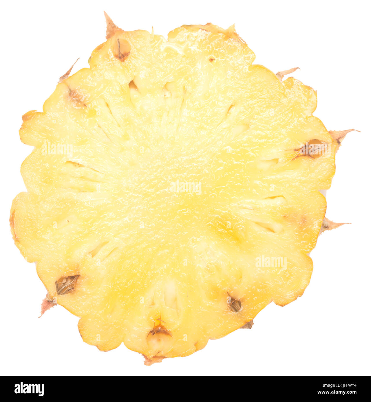 Circle juicy ripe pineapple hi-res stock photography and images - Alamy