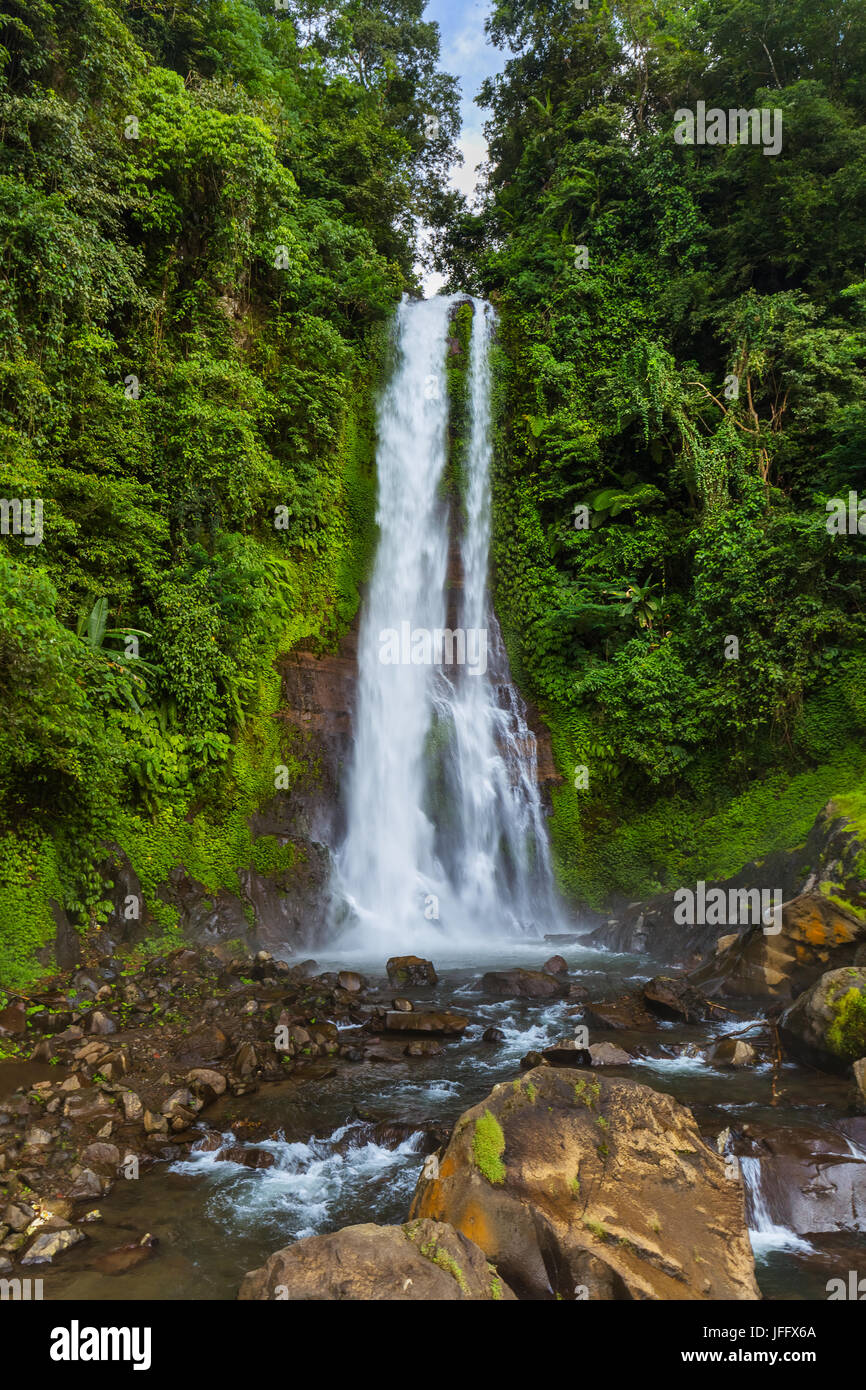 Gitgit Waterfall - Bali island Indonesia Stock Photo - Alamy