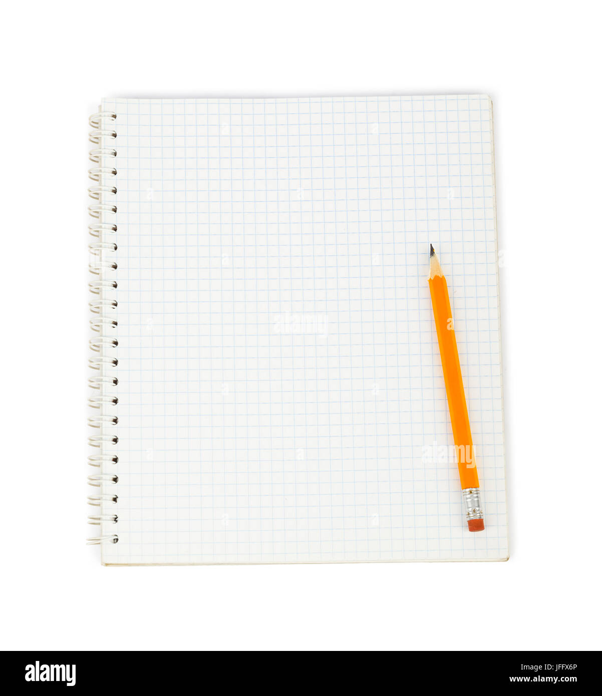 Pencil and notepad Stock Photo - Alamy