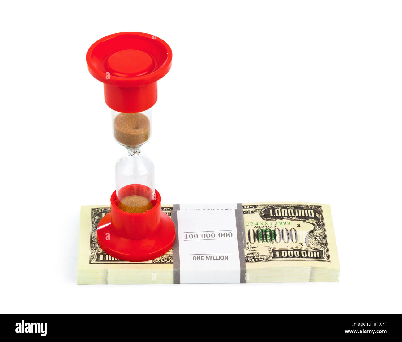 Hourglass And Money High Resolution Stock Photography and Images - Alamy