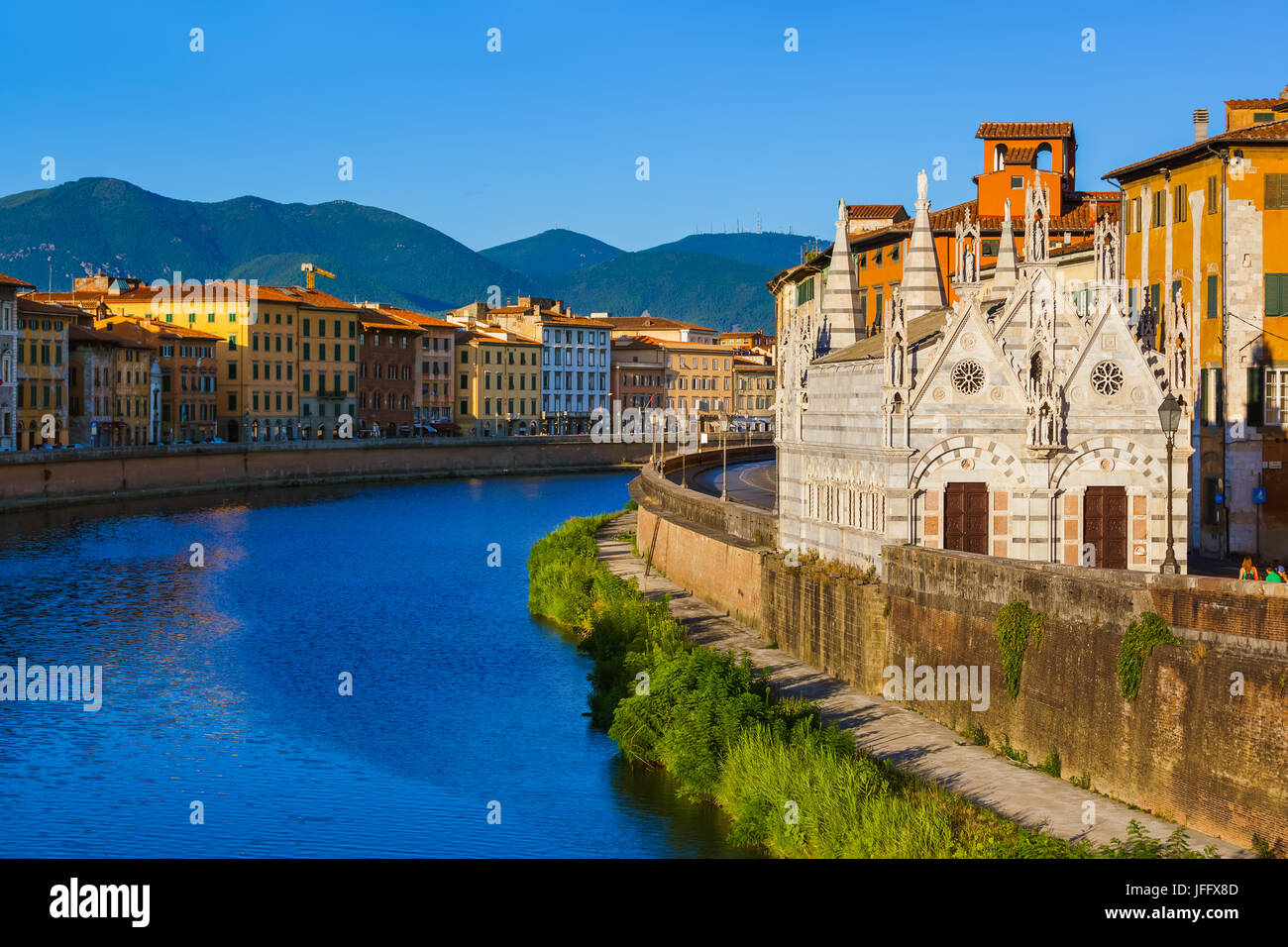 Downtown in Pisa Italy Stock Photo - Alamy