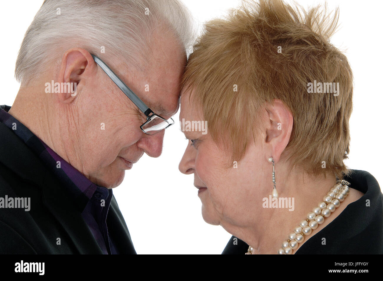 Couple forehead love hi-res stock photography and images - Alamy