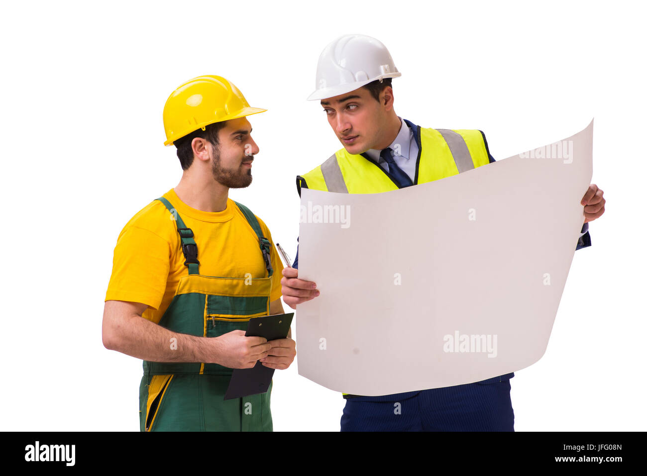 Construction workers arguing hi-res stock photography and images - Alamy