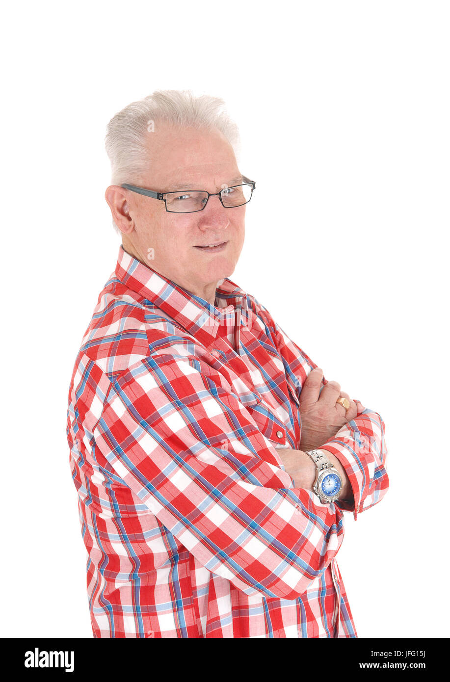 Handsome older man hi-res stock photography and images - Alamy