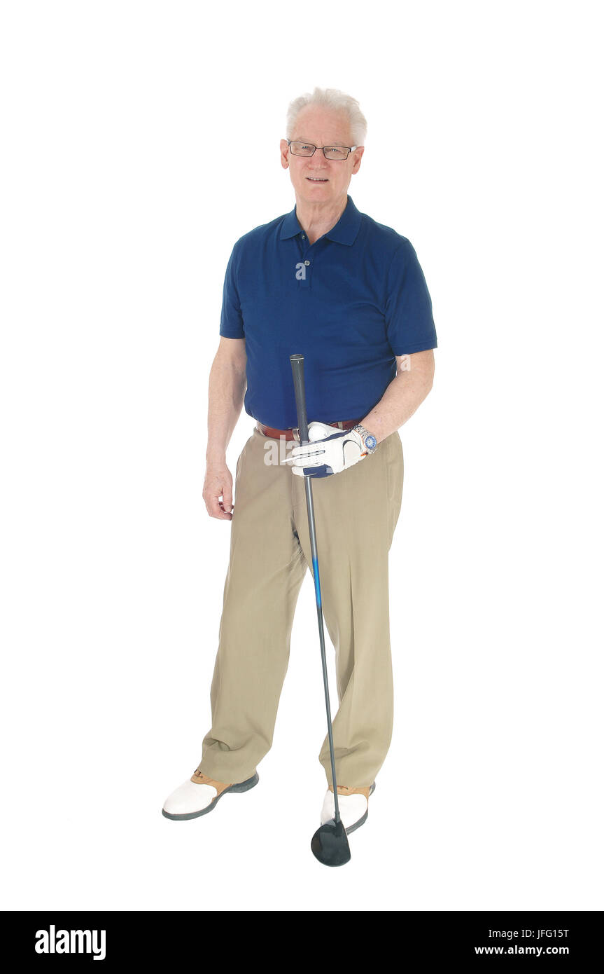 Standing senior man Cut Out Stock Images & Pictures - Alamy