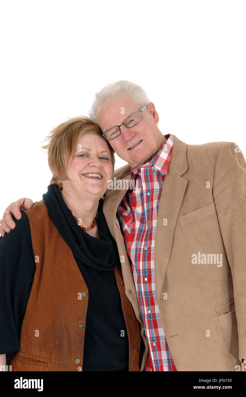Old man hugging studio hi-res stock photography and images - Alamy