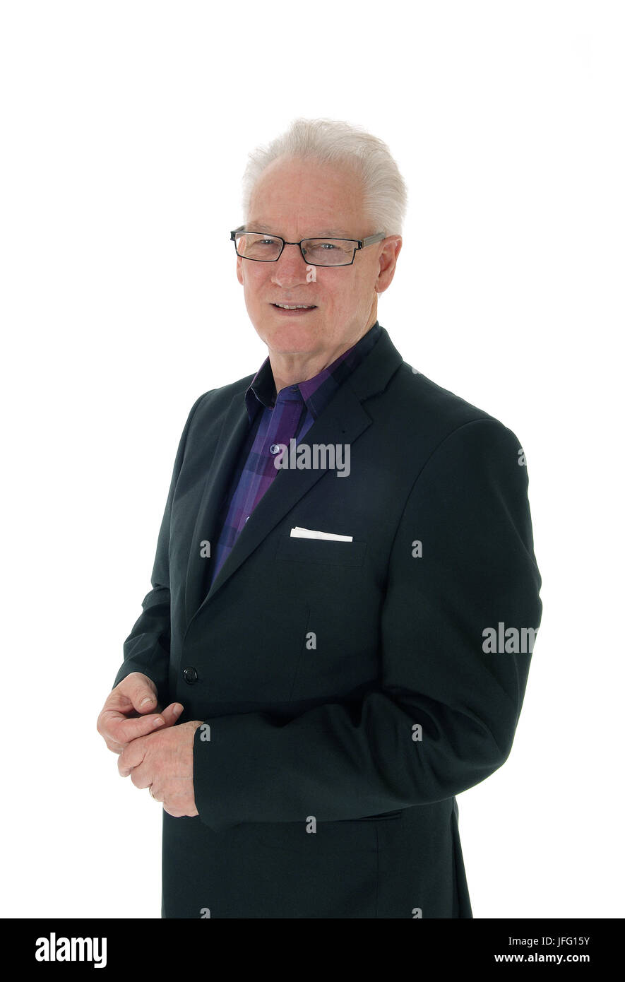 Handsome older man hi-res stock photography and images - Alamy