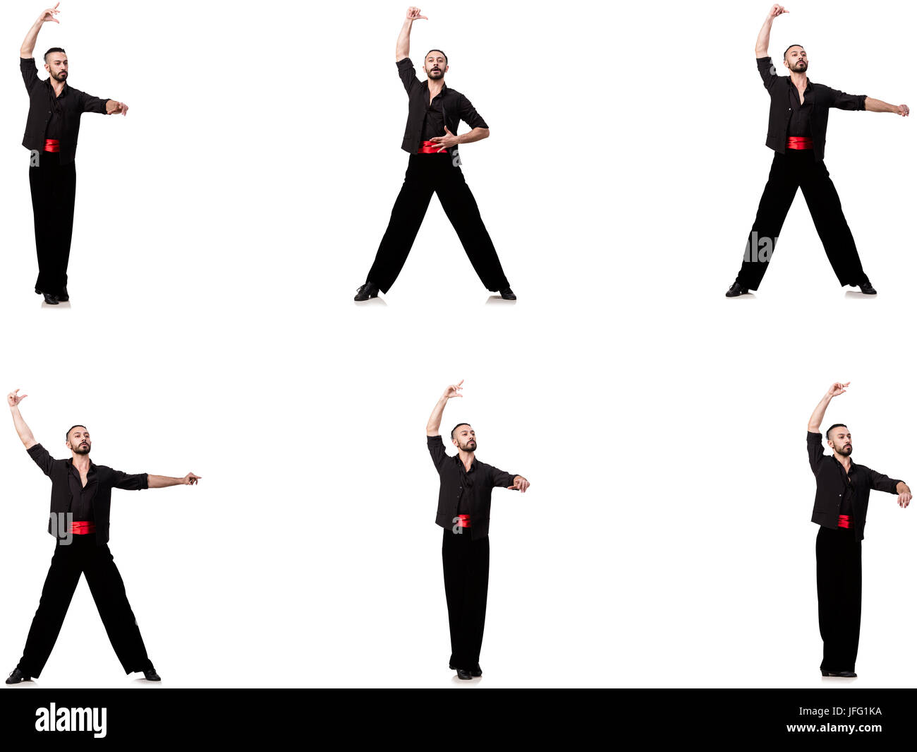 Handsome latino dancer posing on hi-res stock photography and images ...