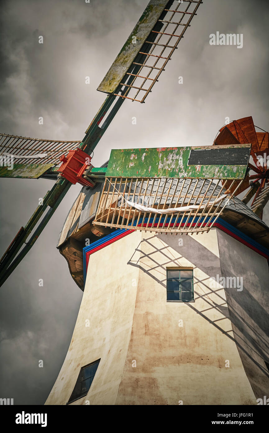 Smock Mill in Germany Stock Photo - Alamy