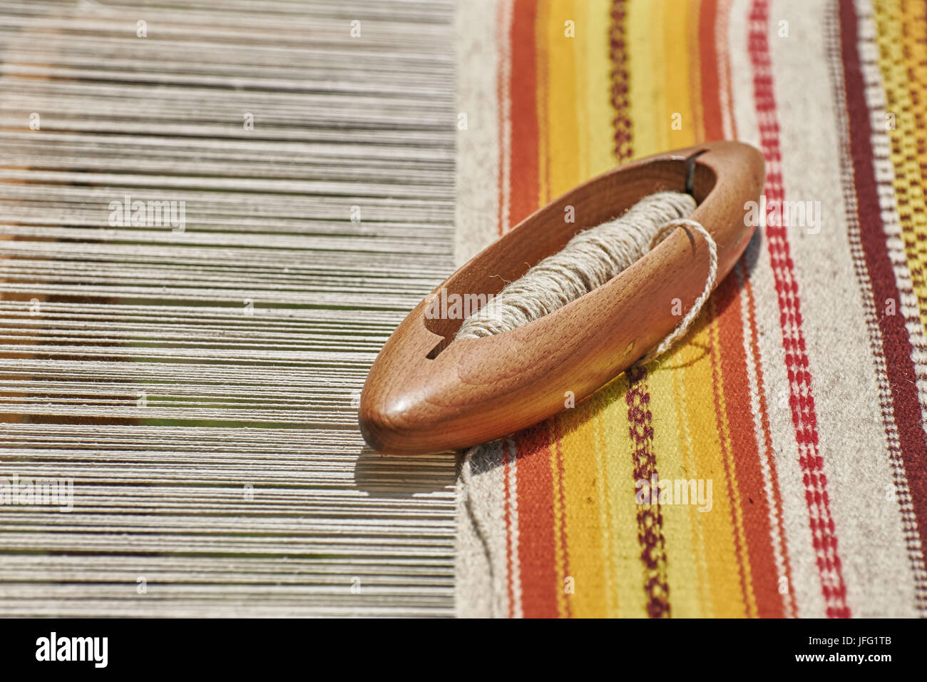 Shuttle with Bobbin Stock Photo - Alamy